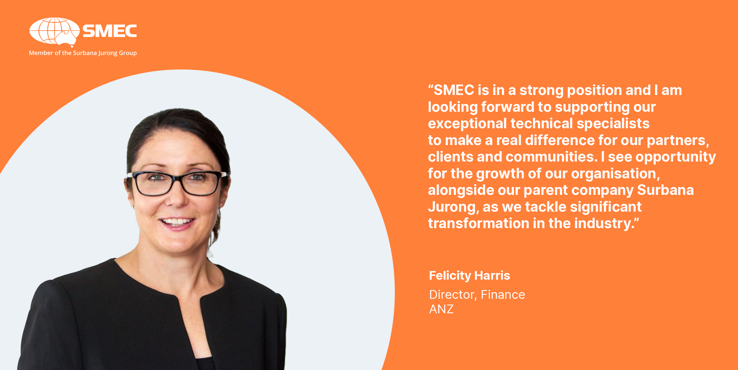 Felicity Harris joins SMEC as Director of Finance - SMEC