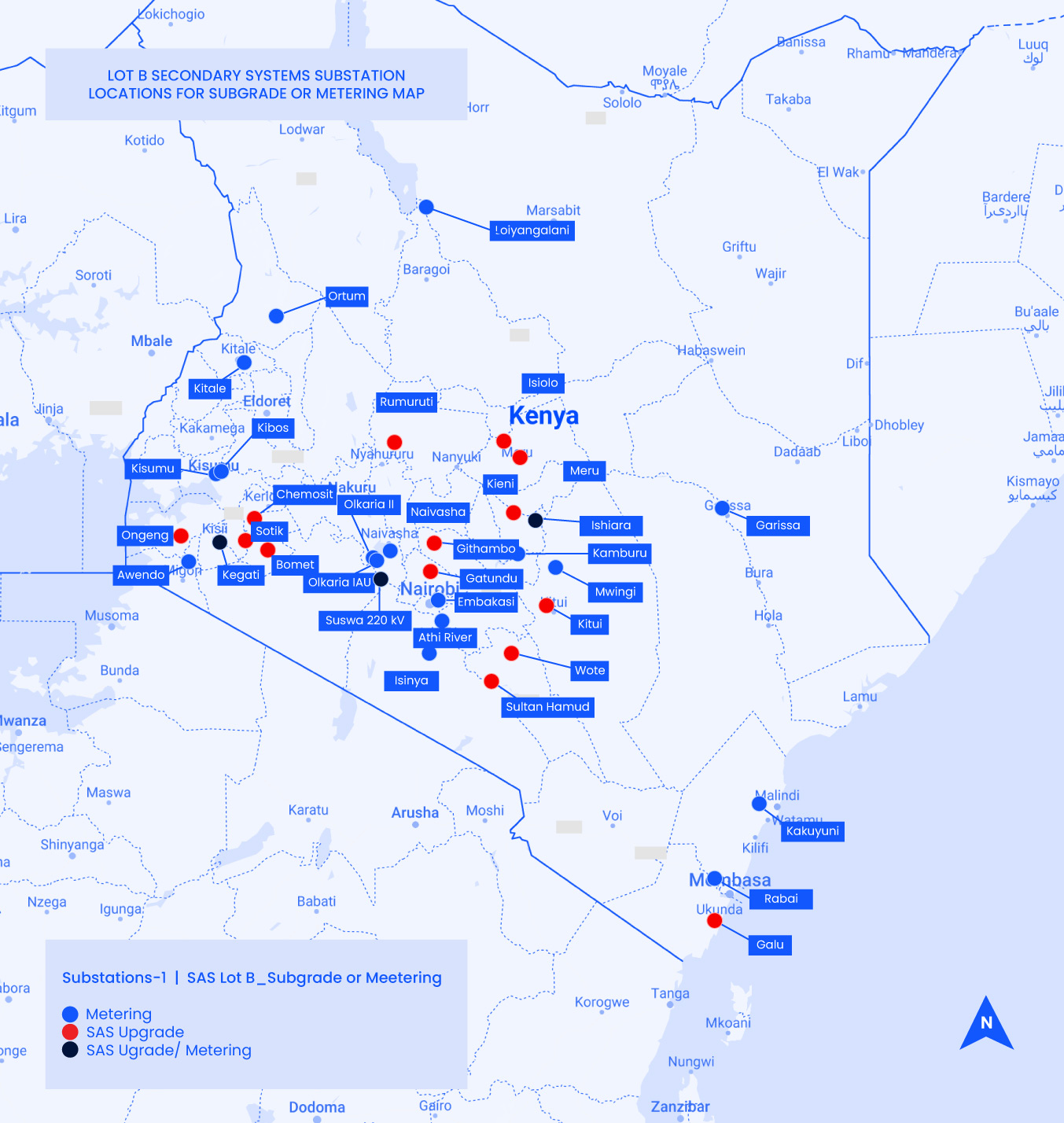 Grid Strengthening Project - Lot B Secondary Systems, Kenya - SMEC